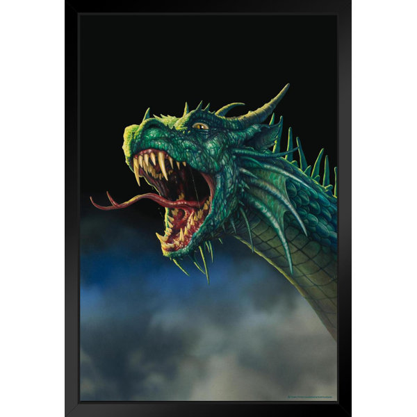 Trinx Draco Rex King Dragon Green Scales Large Fangs By Ciruelo Fantasy ...