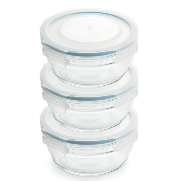 Glasslock Glass Food Storage - Set of 3 Containers and 3 Lids & Reviews ...