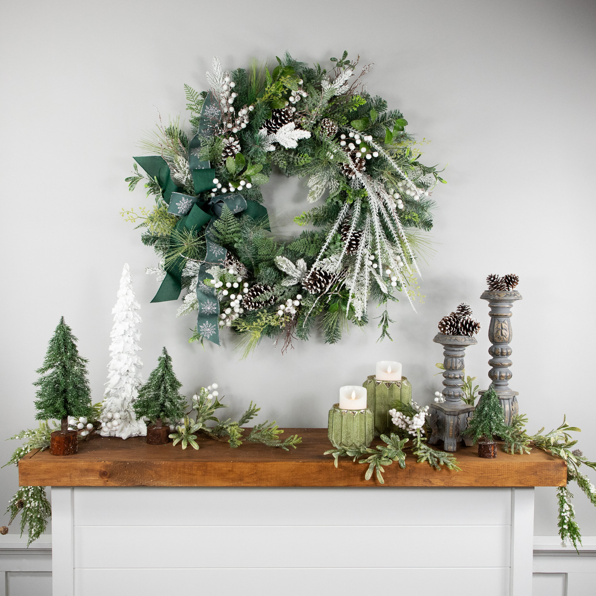 Northlight Faux Pine 36'' Wreath | Wayfair