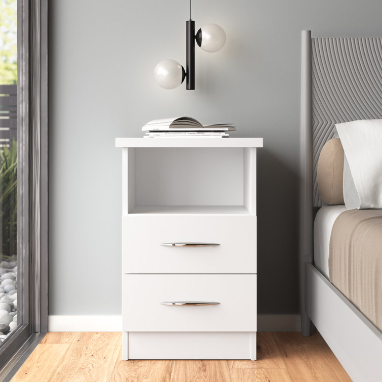 Wade Logan Cendejas Manufactured Wood Bedside Table | Wayfair.co.uk