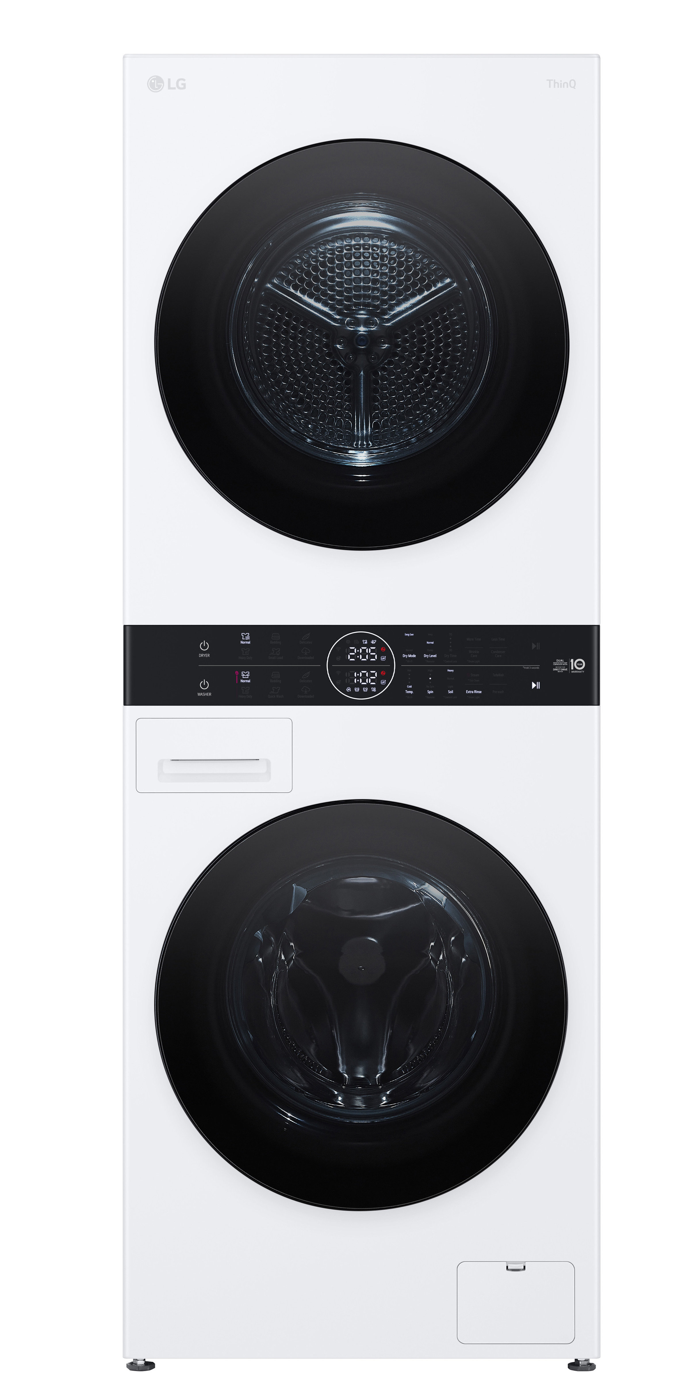 LG Compact Single Unit WashTower with Center Control Front Load Washer ...