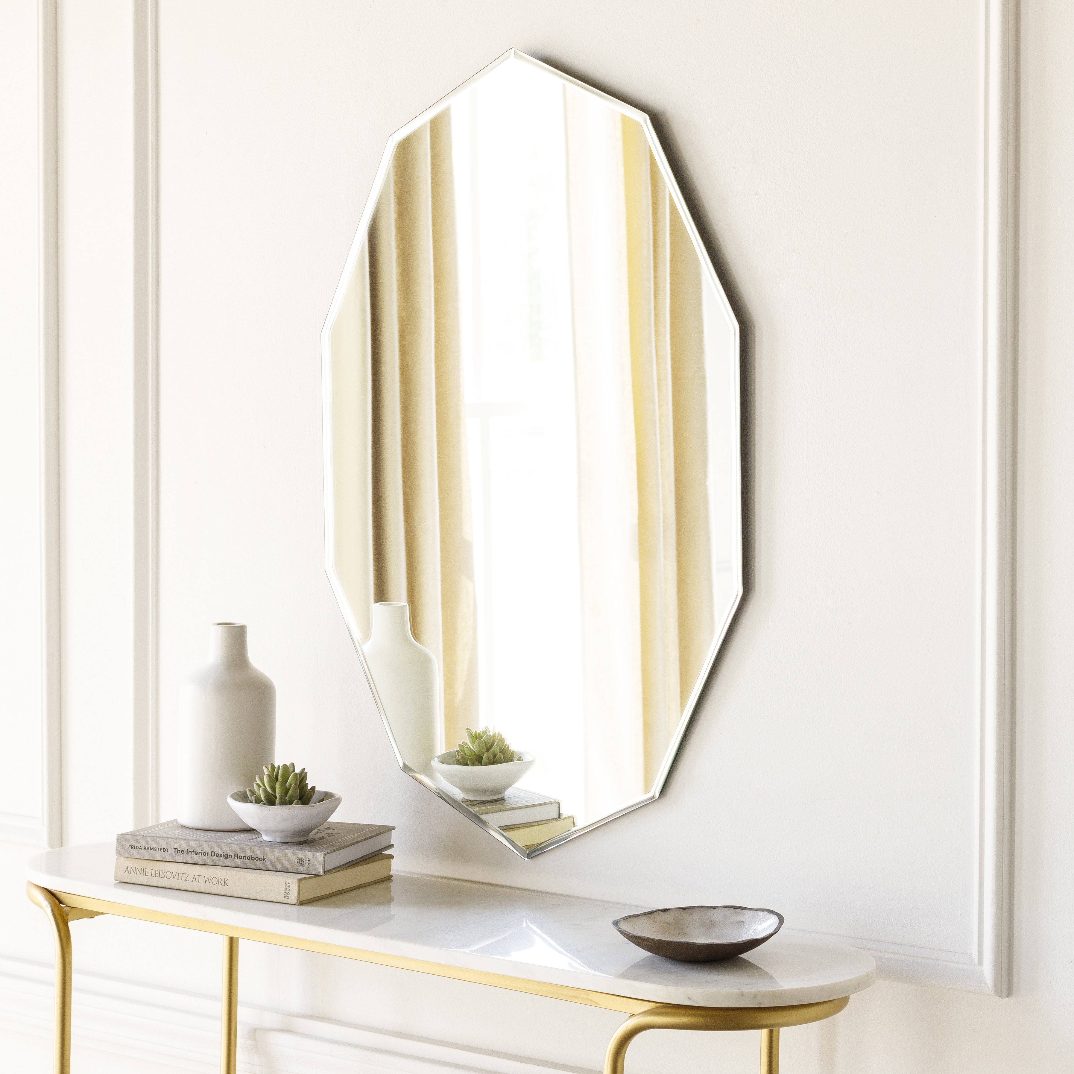 Three Posts™ Teen Briana Beveled Frameless Accent Mirror & Reviews ...