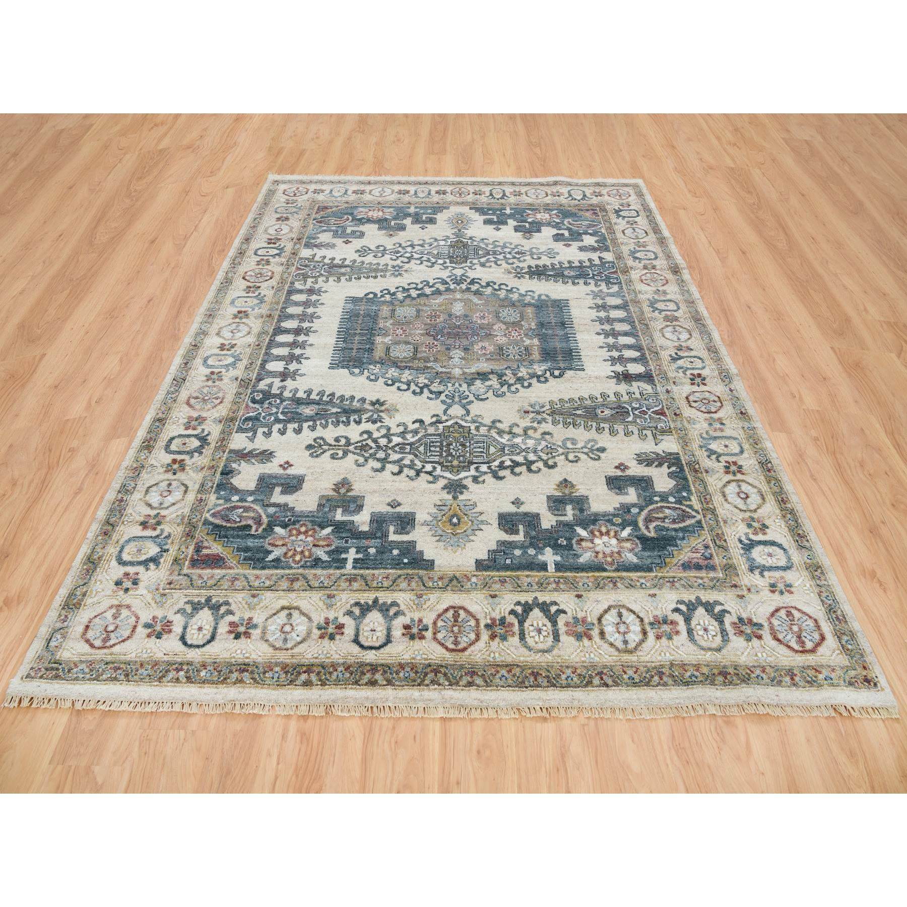 Isabelline Rufta One-of-a-Kind 8' X 10' New Age Wool Area Rug | Wayfair