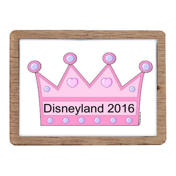 Printed Perfection Personalized Princess Crown Wooden Magnet - Great ...