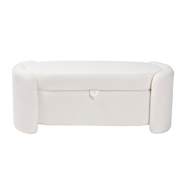 Hokku Designs Zenayda Foam Upholstered Storage Bench | Wayfair