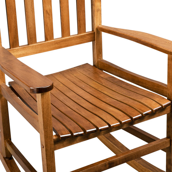 Beachcrest Home™ Outdoor Bello Rocking Solid Wood Chair & Reviews | Wayfair