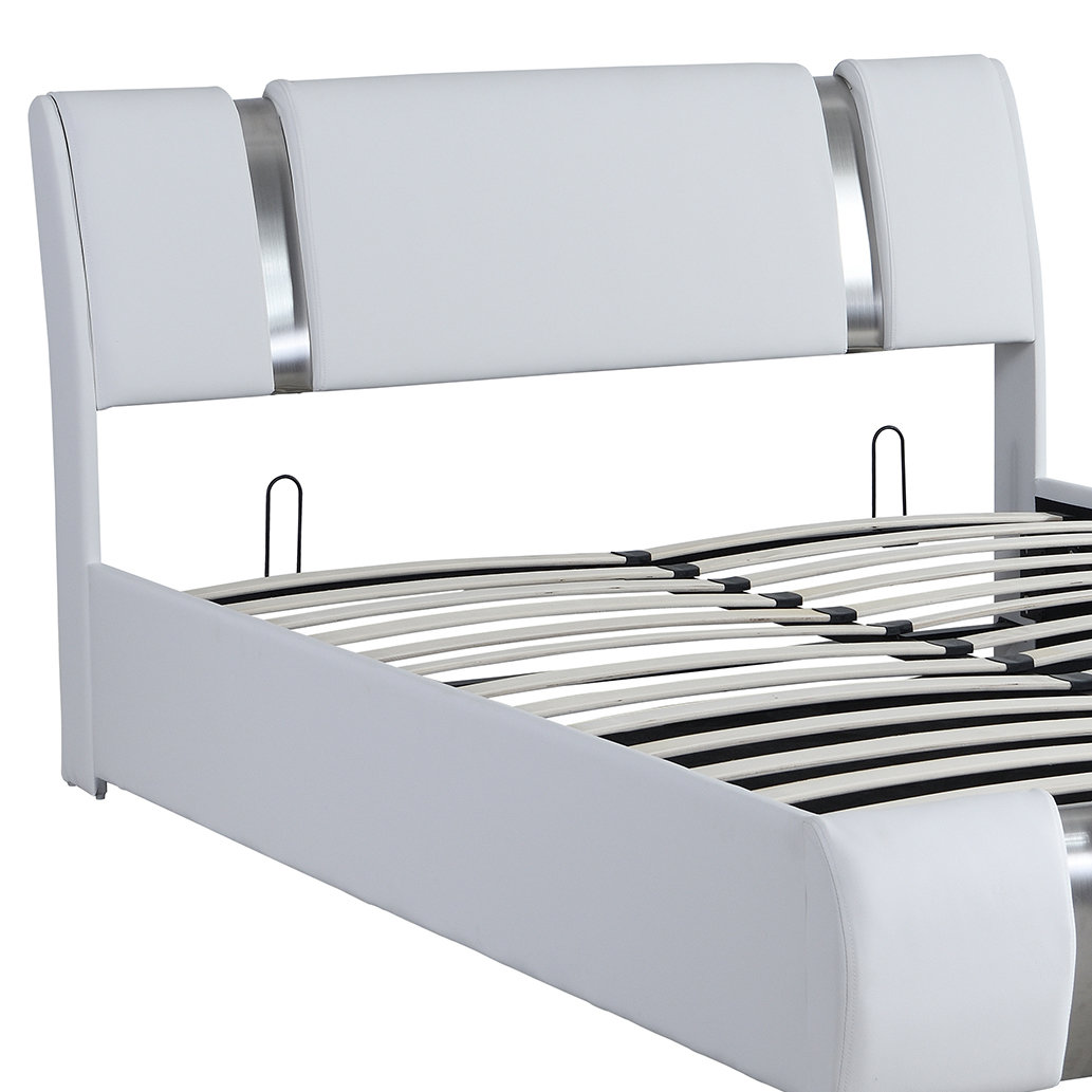 Ivy Bronx Kendron Luxury Style Upholstered Platform Storage Bed with ...