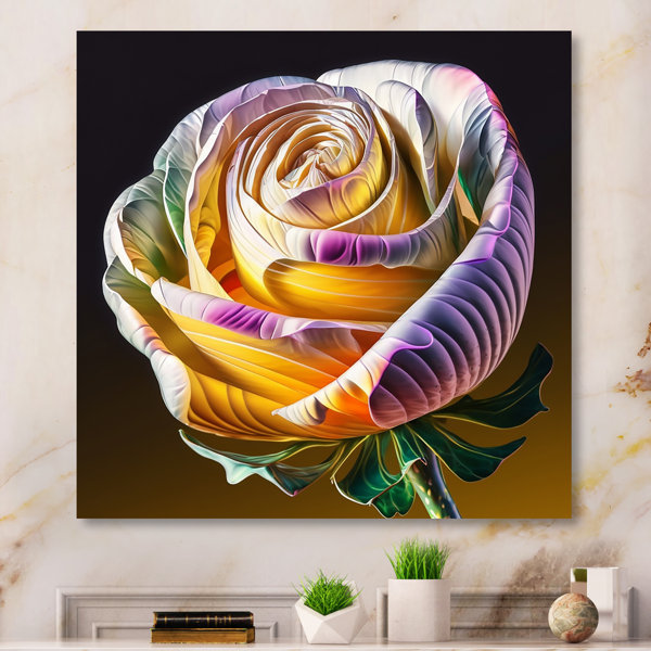 Red Barrel Studio® Rainbow Blooming Crocus Rose I " Rainbow Blooming ...