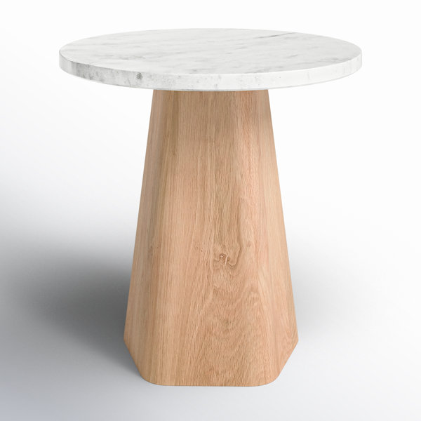 AllModern Arlin Marble Top End Table | Wayfair