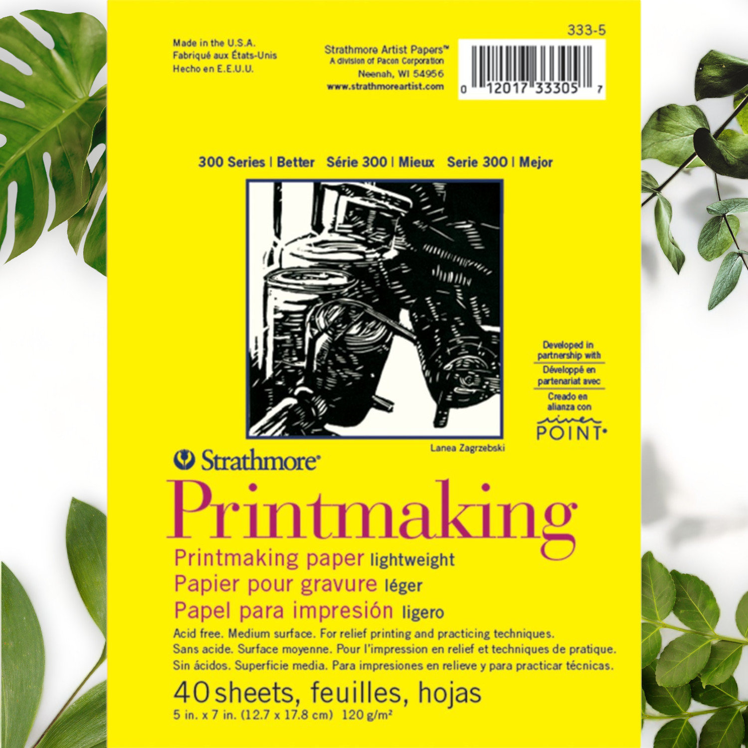 Pacific Funds 300 Series Printmaking Paper Pad 5x7 40 Sheets - Wayfair ...