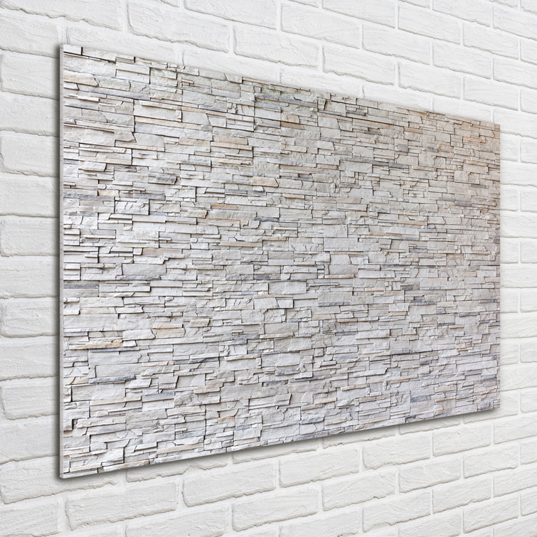 Ebern Designs A Stone Wall - No Frame Art Prints on Glass | Wayfair.co.uk