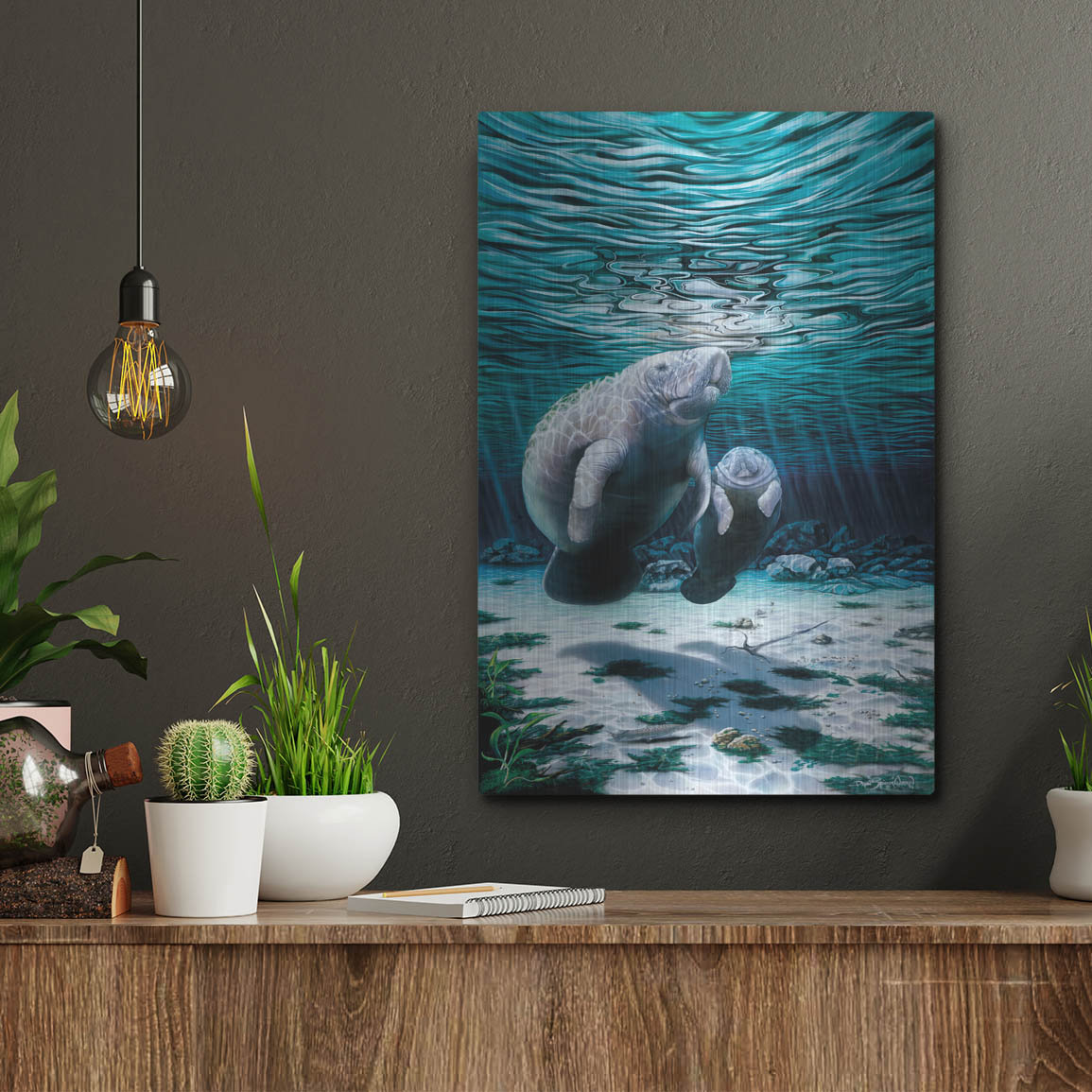 Highland Dunes Mermaids Of Crystal River' by Dann Spider Warren, Metal ...