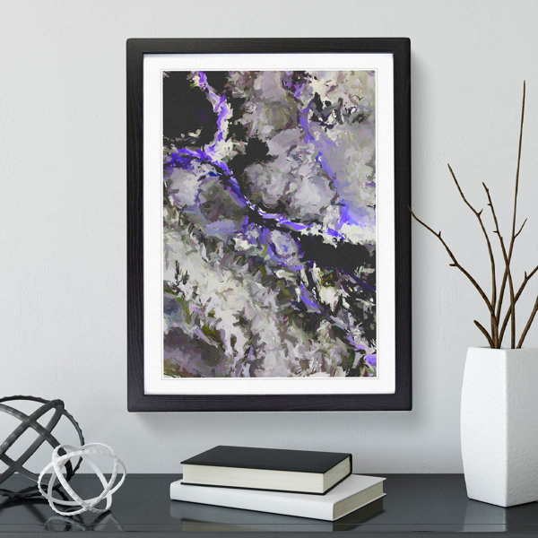 Metro Lane Awakening Abstract - Single Picture Frame Painting | Wayfair ...