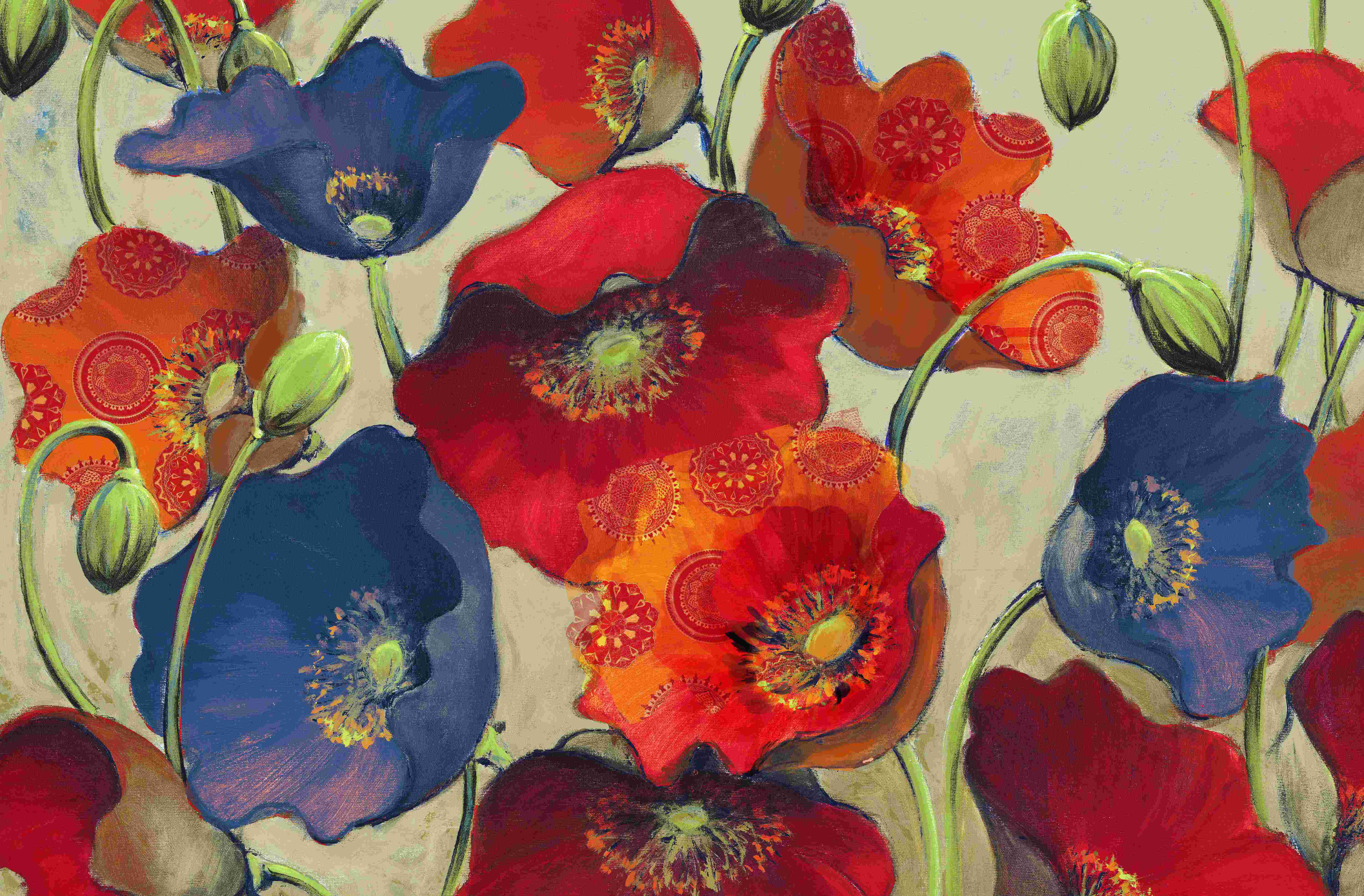 Winston Porter Different Colours Floral - Wayfair Canada