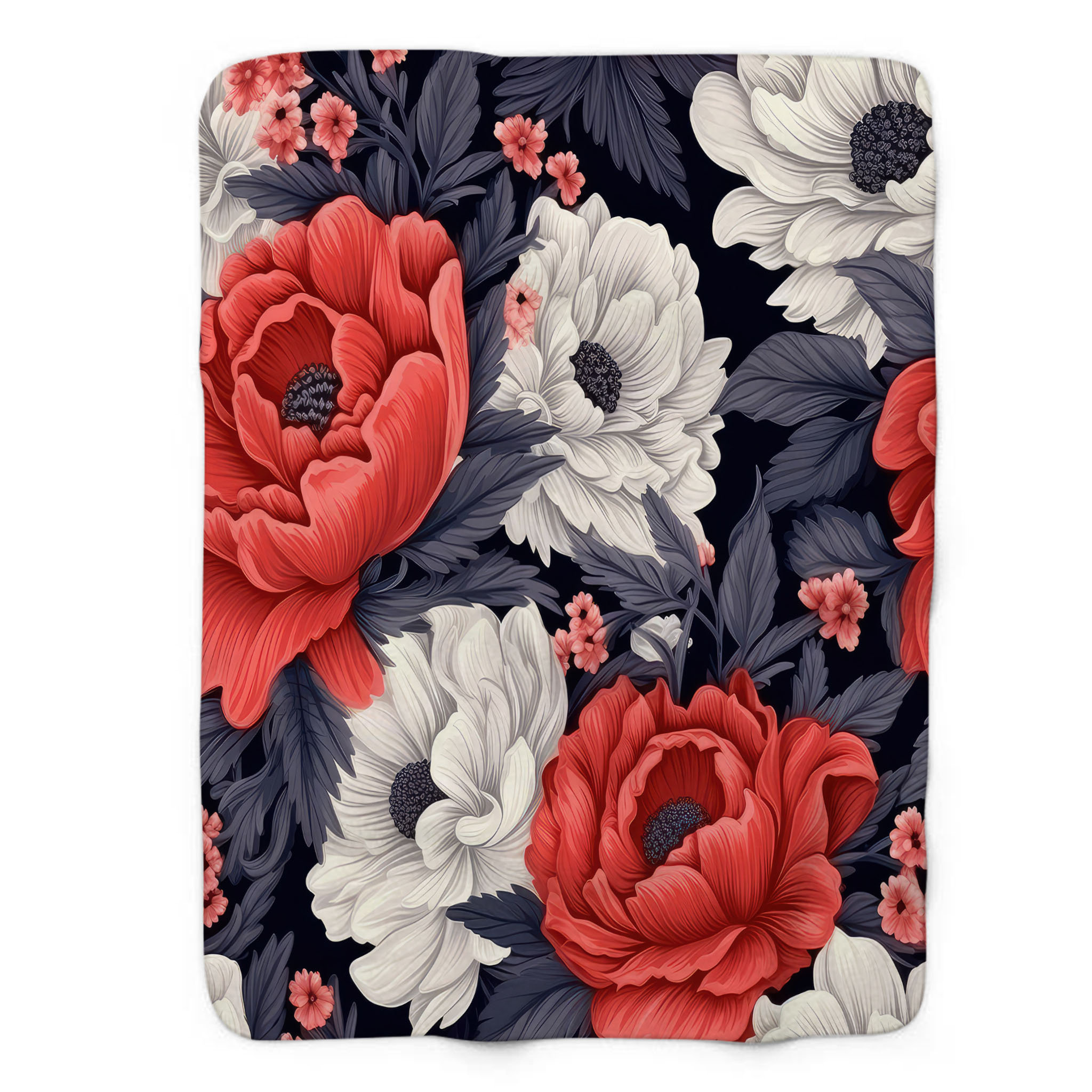 MentionedYou Nautical Bloom - 1 Piece Premium Sherpa Blanket Throw Blanket | Wayfair