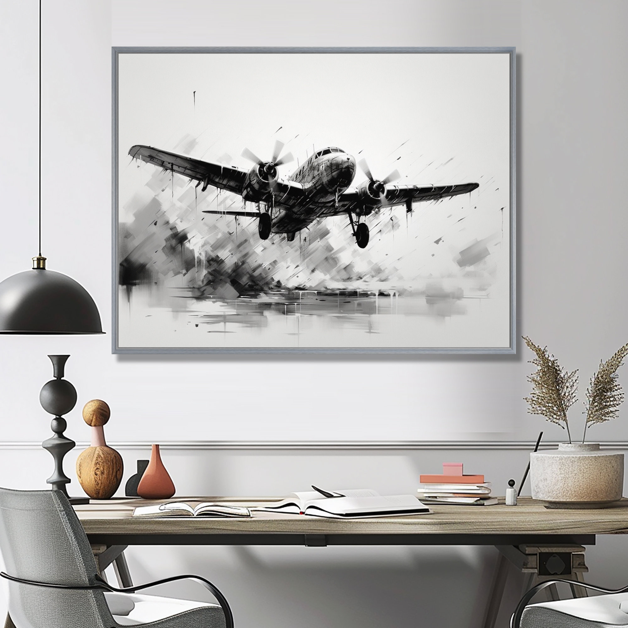 17 Stories Expressive Plane Airborne - Plane Wall Decor | Wayfair