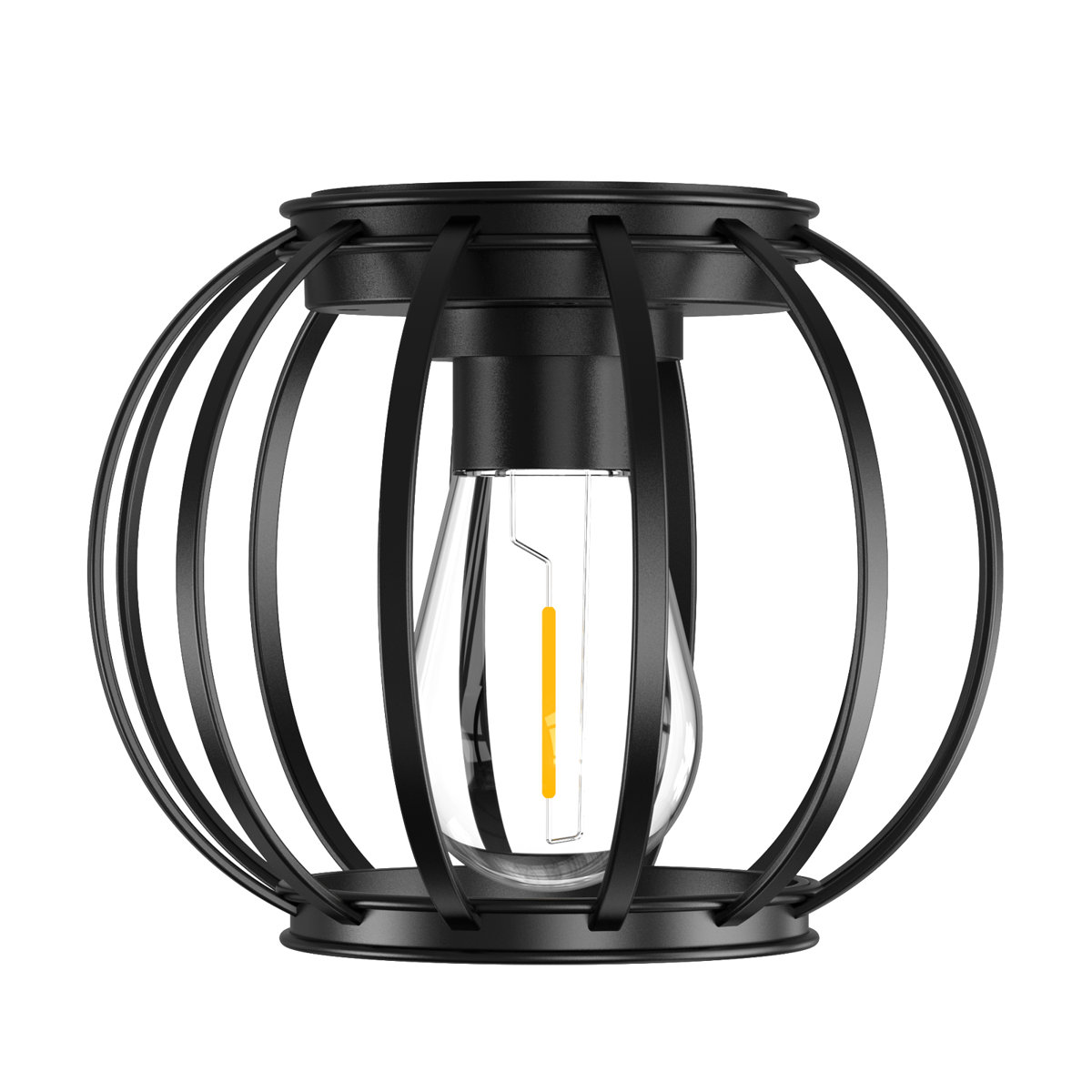 LETMY 12.5" Solar Powered Integrated LED Outdoor Lantern & Reviews ...