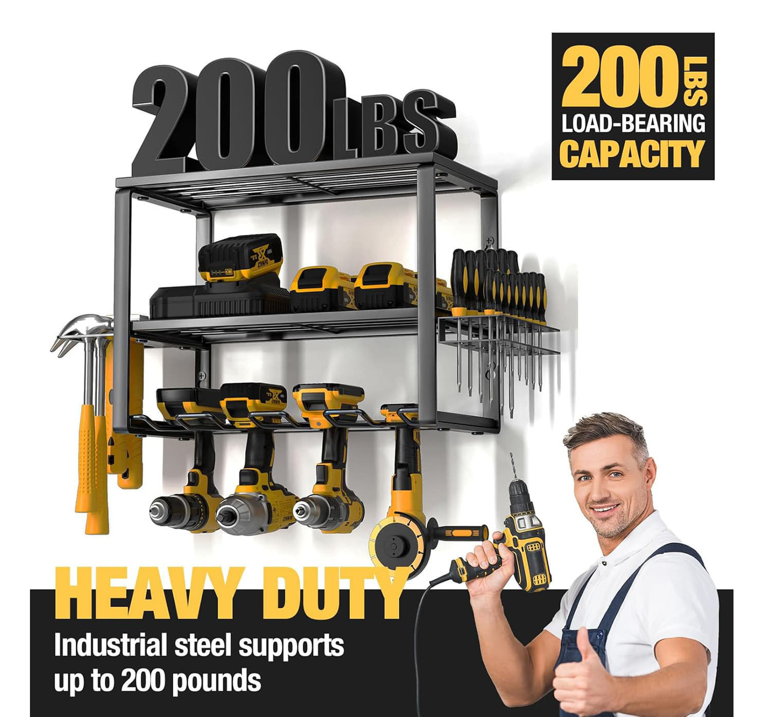 WFX Utility™ Cordless Drill Hanger Storage Rack | Wayfair