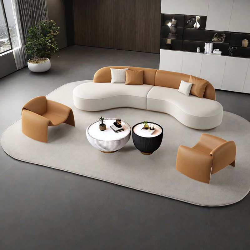 CoyNet Sofa Boutique Lobby VIP lounge area parlor sofa set 5 pieces set ...