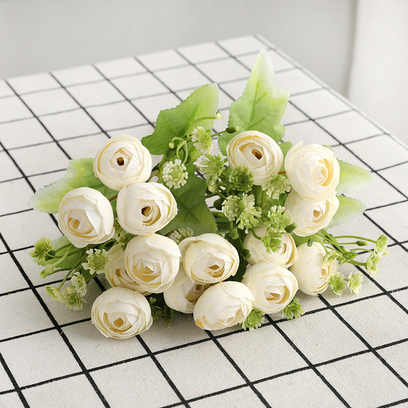 Dakota Fields Artificial Flower 15 Head Korean Snowflake Tea Bud ...