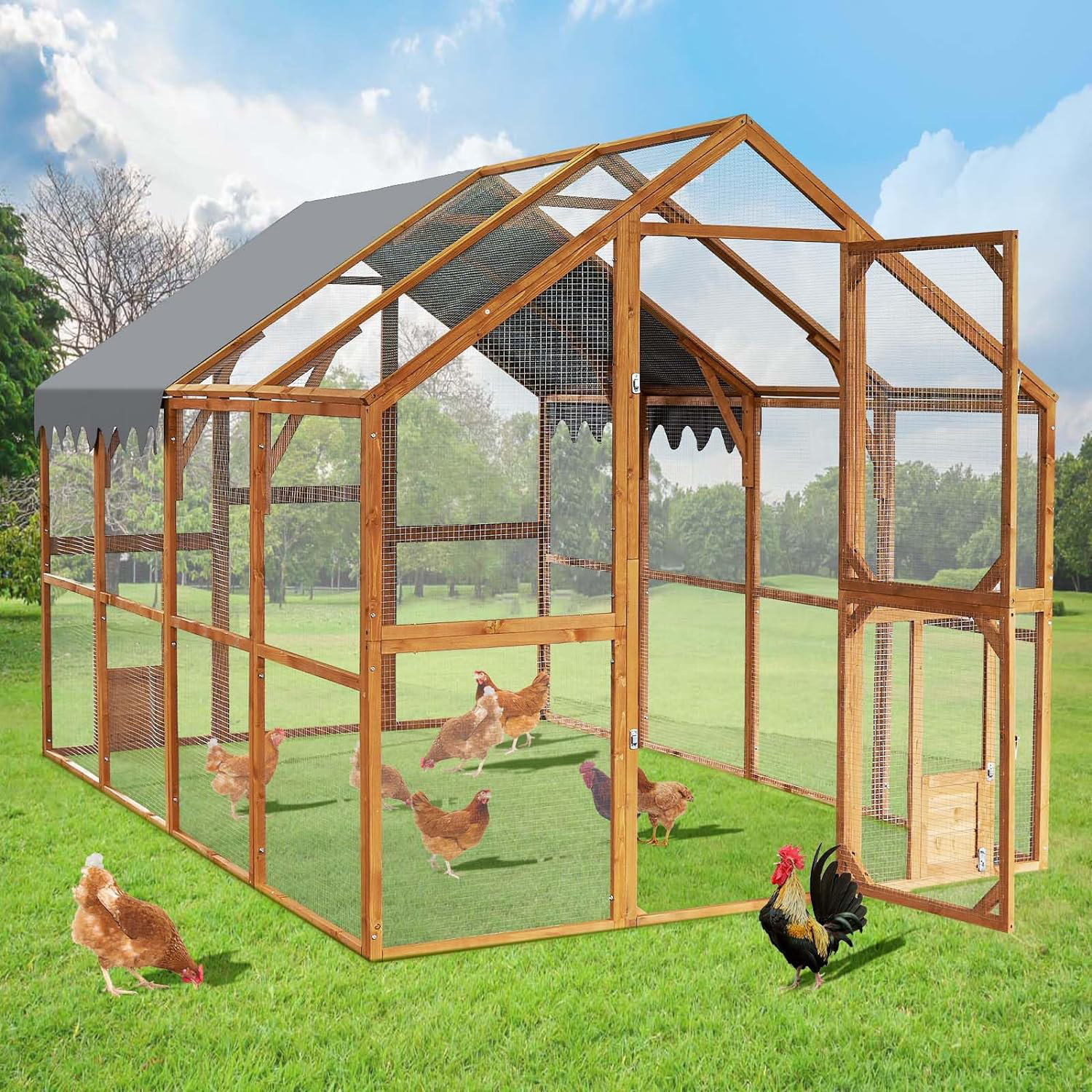 Tucker Murphy Pet™ Endia 56.54 Square Feet Chicken Run - Wayfair Canada