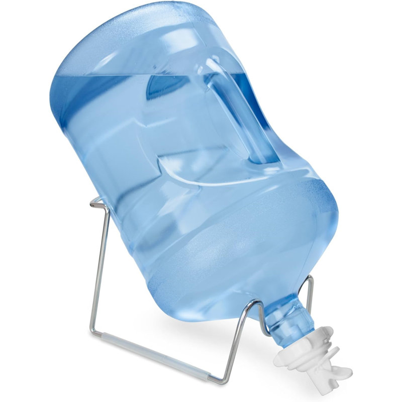 Rebrilliant Metal Plated 3-5 Gallon Water Jug Stand And 2 Dispenser ...