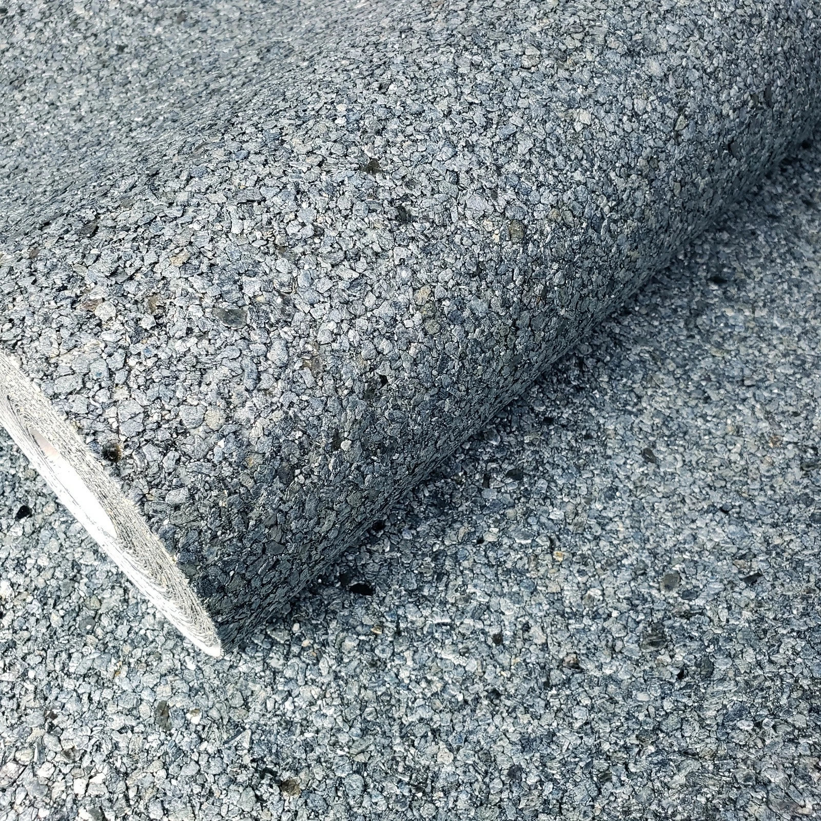 Hokku Designs Modern Aqua Teal Blue Big Chip Natural Real Mica Stone ...