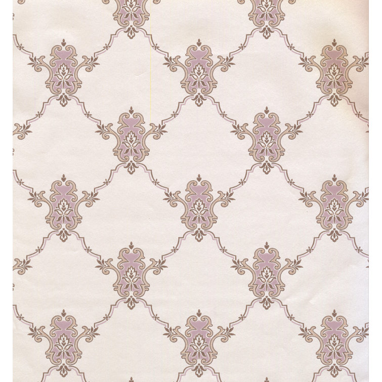 York Wallcoverings TRELLIS - Traditional Colour Cream Wallpaper Roll ...