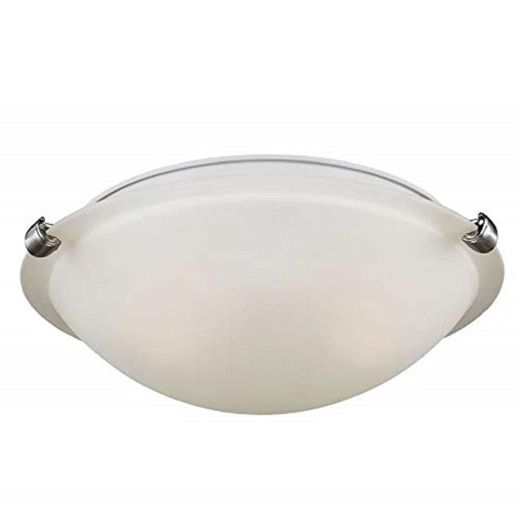 Latitude Run® Glass Flush Mount | Wayfair