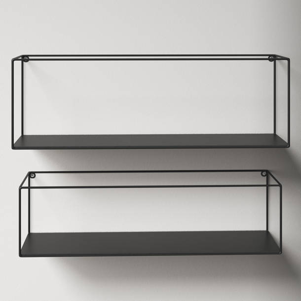 Joss & Main Avia 3 Piece Metal Accent Shelf | Wayfair