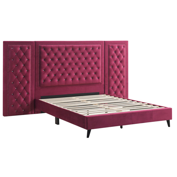 Etta Avenue™ Janiya Upholstered Standard Bed & Reviews | Wayfair