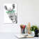 Happy Larry Zebra With Green Glasses | Wayfair.co.uk