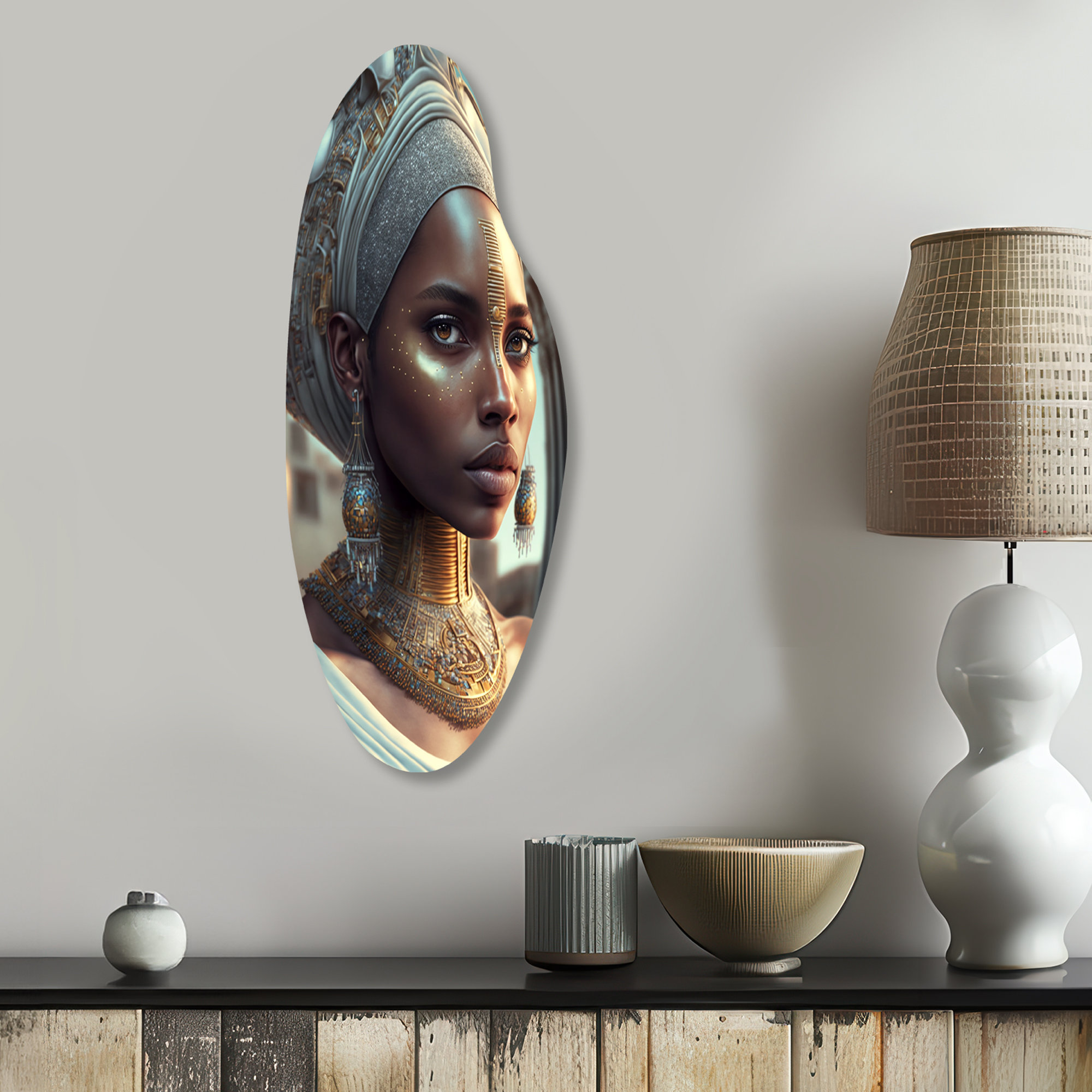 Mercer41 Exquiste African Woman Design III - African American Curved ...