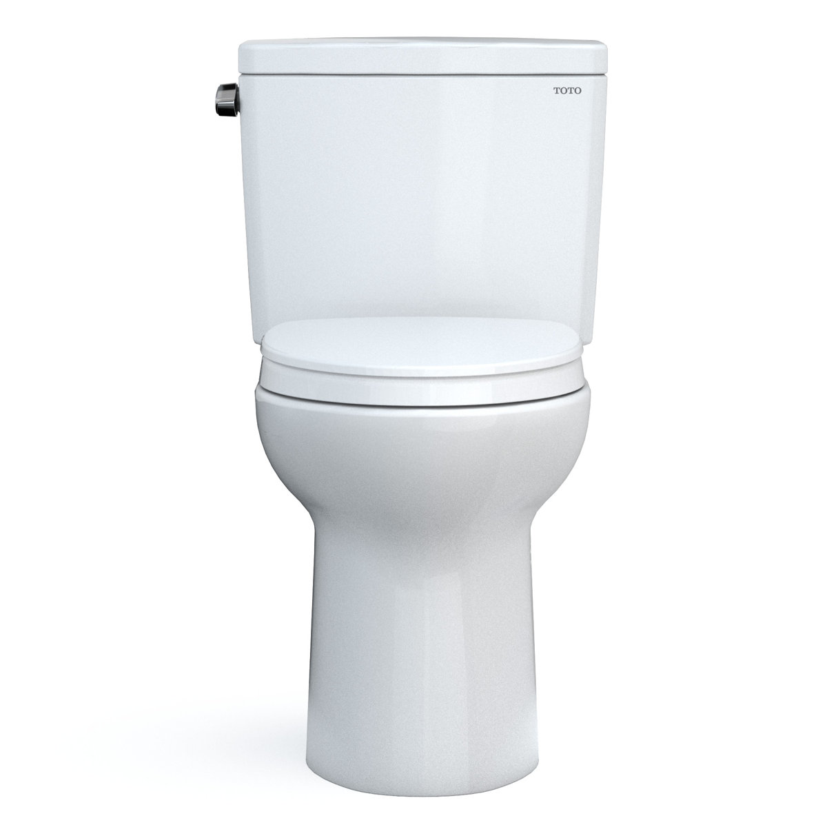 TOTO Drake® 1.6 GPF Elongated Two-Piece Toilet with Tornado Flush (Seat ...