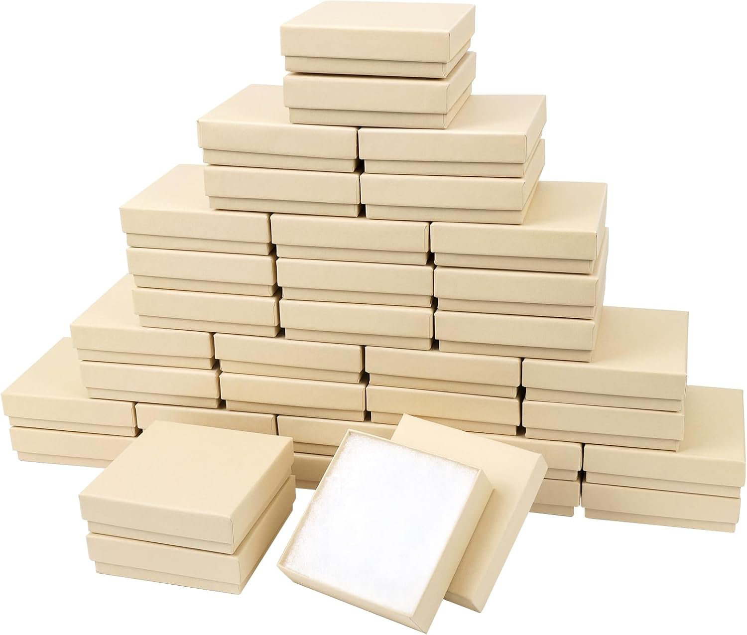 Latitude Run® Jewelry Boxes, Cardboard Jewelry Gift Boxes, 40 Pack 3 ...