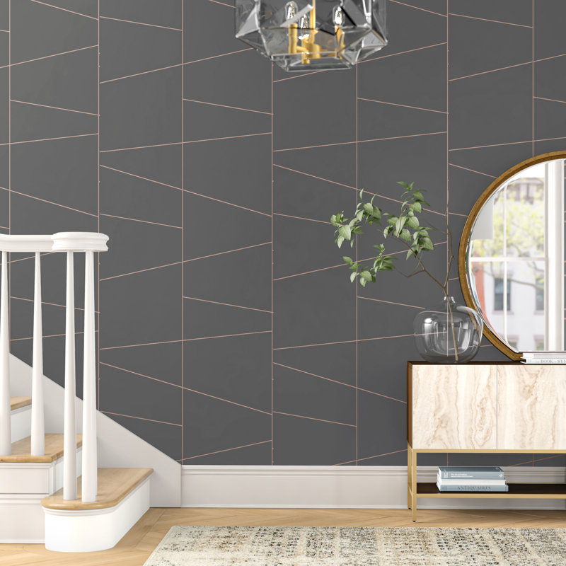 Mercury Row® Clinton Geometric Roll & Reviews | Wayfair