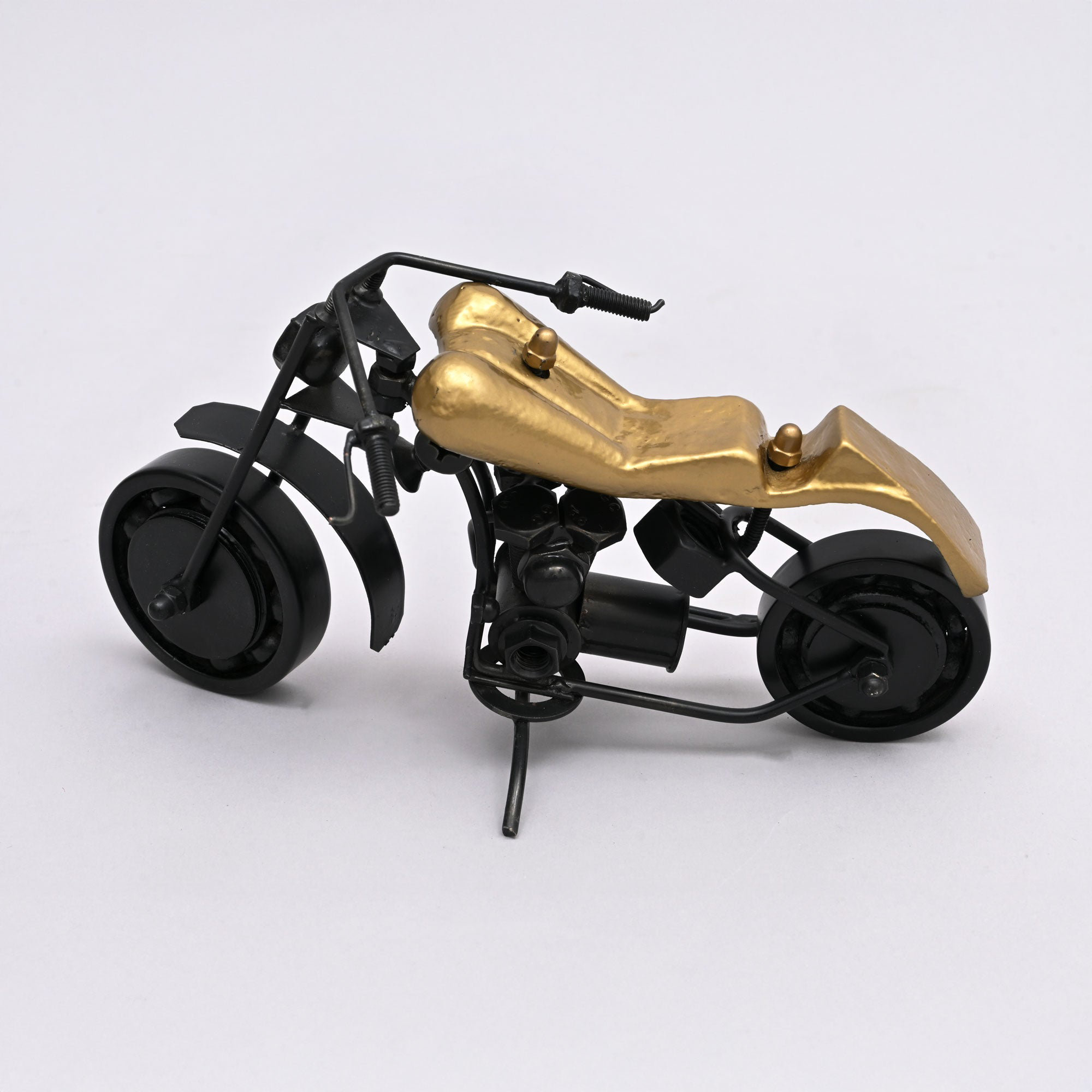 17 Stories Classic Black Motorcycle Model Sculpture |Decorative Table ...