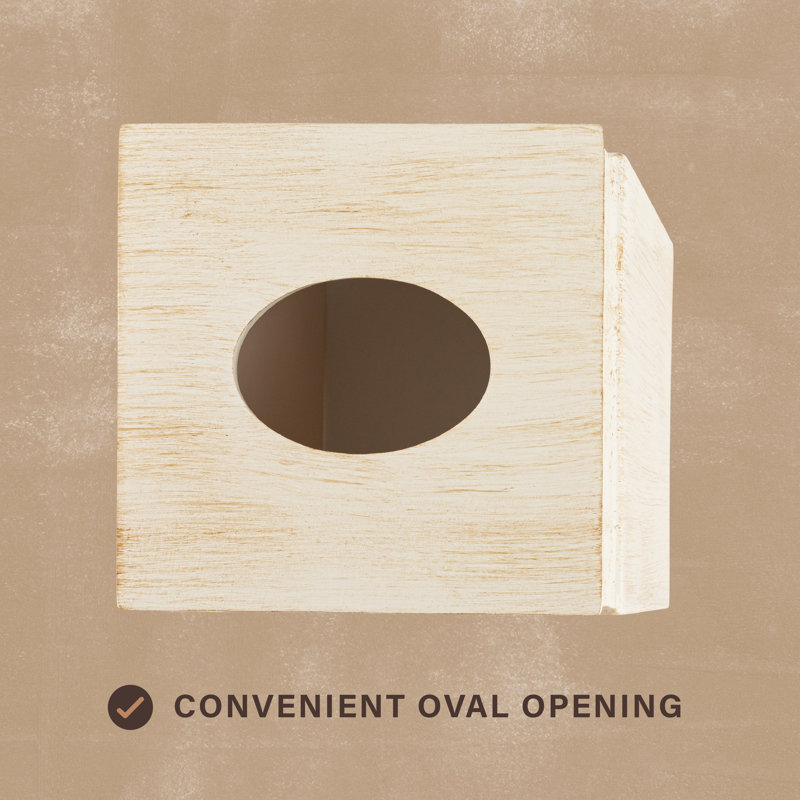 Creative Scents Rustic Luxe Square Tissue Box Cover | Wayfair