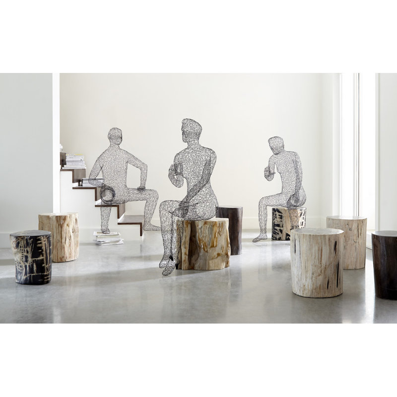 Phillips Collection Crazy Wire Lounging Female Statue | Wayfair