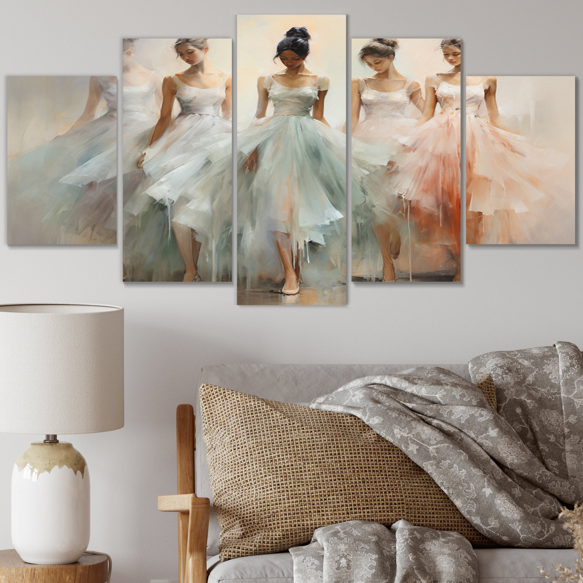 Design Art Dance Ethereal Grace I - Entertainment Metal Art Print Set ...