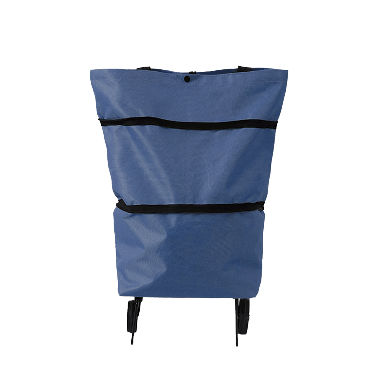 JK&D Small Collapsible Shopping Cart, 2 In 1 Foldable Shoppings Bag ...