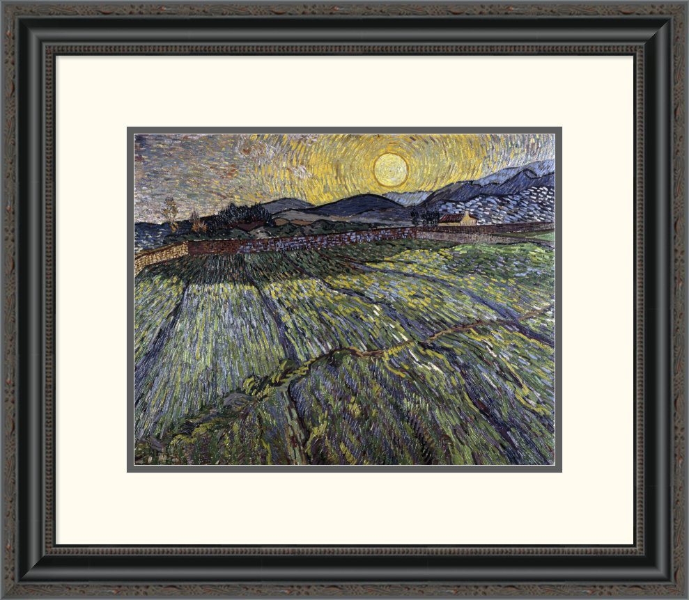 Vault W Artwork 'Enclosed Field with Rising Sun, Saint-Remy' by Vincent ...
