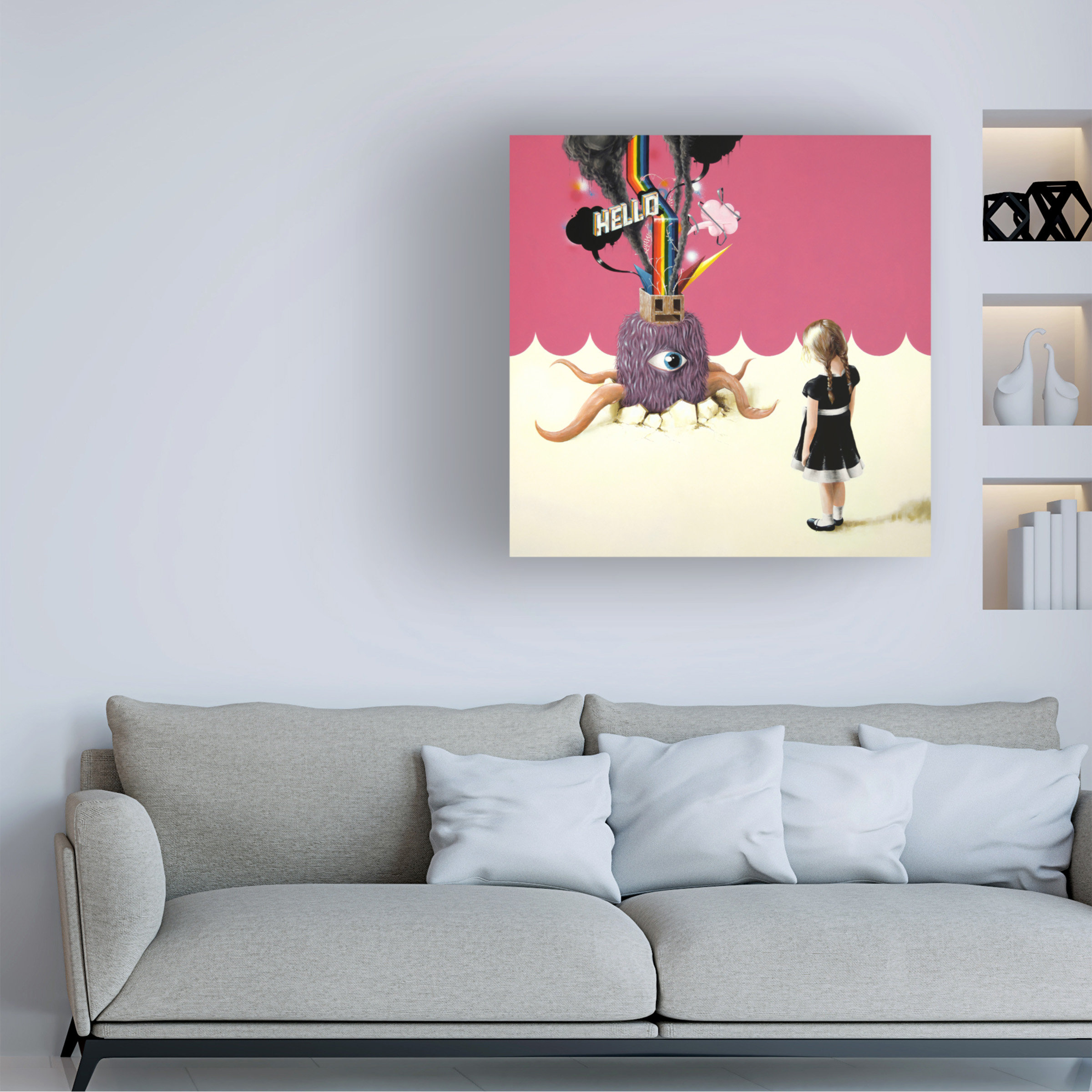 Trinx Famous When Dead Hello Ruby Canvas Art | Wayfair