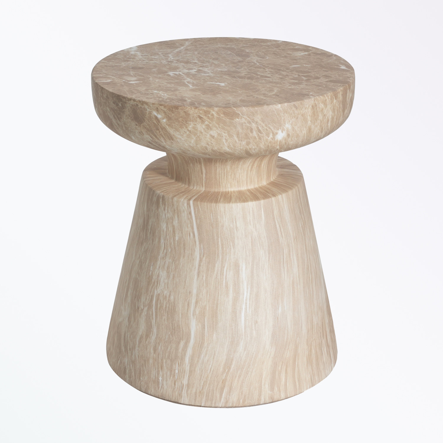 Ivy Bronx Outdoor round shape side table with sturdy base | Wayfair