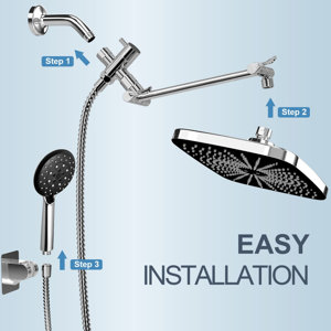XWSI Massage/Jet Dual Shower Head | Wayfair