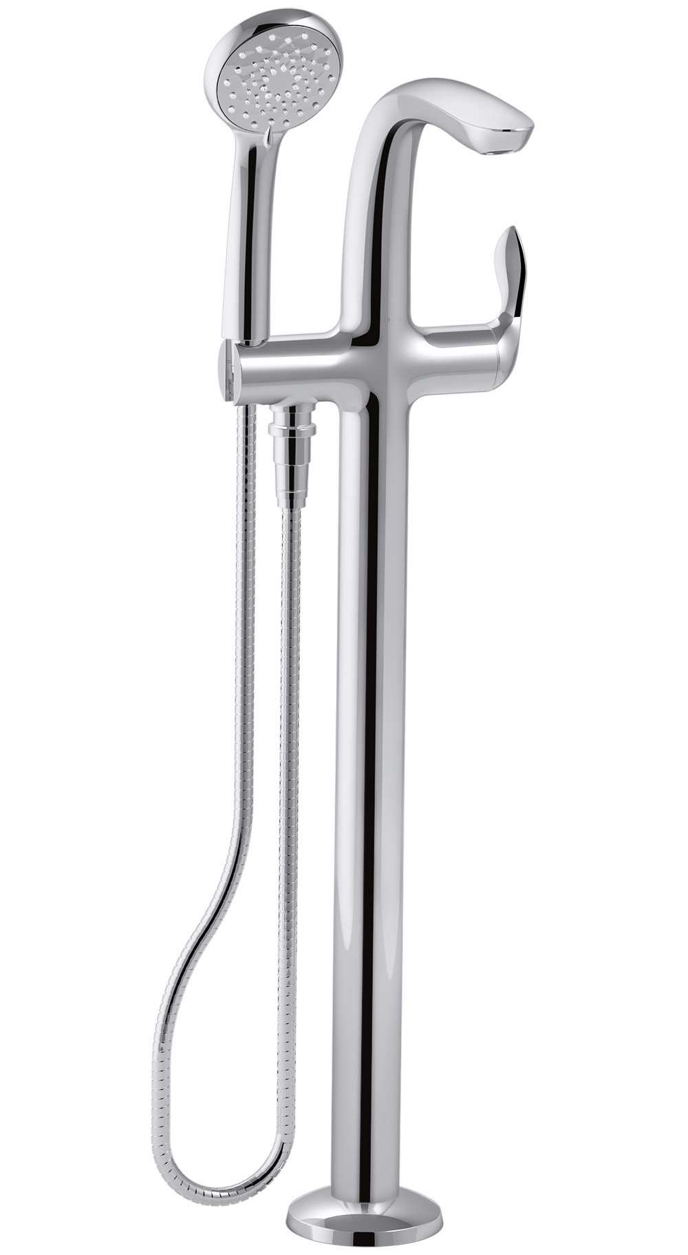 Kohler Refinia Single Handle Floor Mounted Freestanding Tub Filler ...