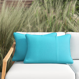 Outdoor Sunbrella Throw Pillows You'll Love | Wayfair