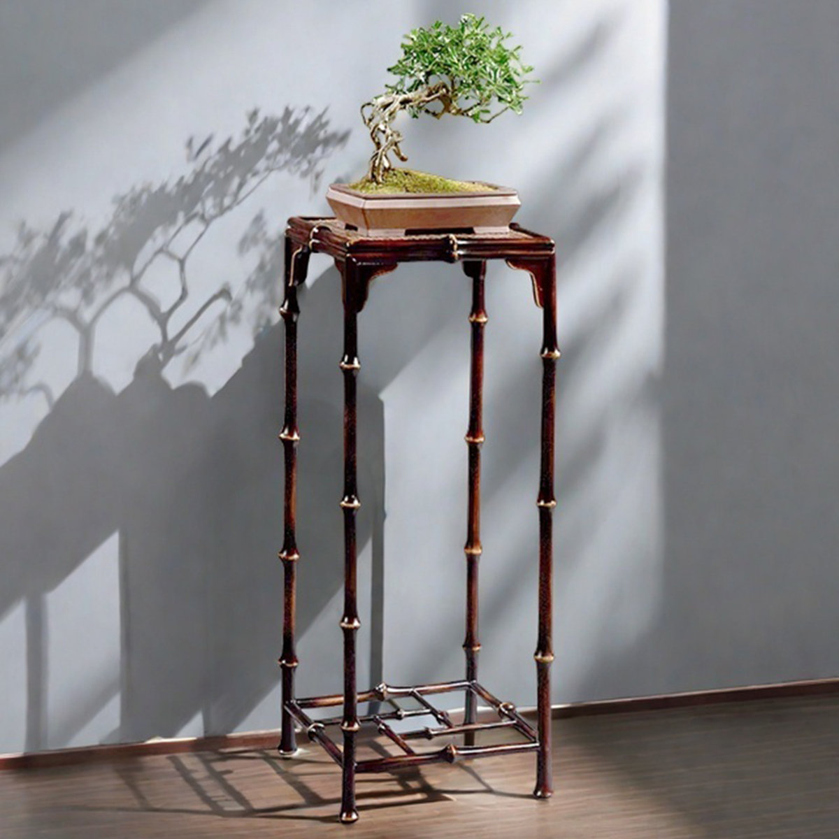 dujinlong home New Chinese style flower frame tall foot bamboo | Wayfair