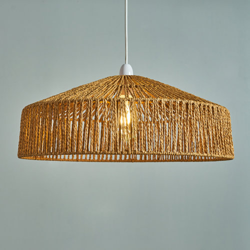 Bay Isle Home 20cm H x 50cm W Polyester Drum Lamp Shade ( Screw On ) in ...