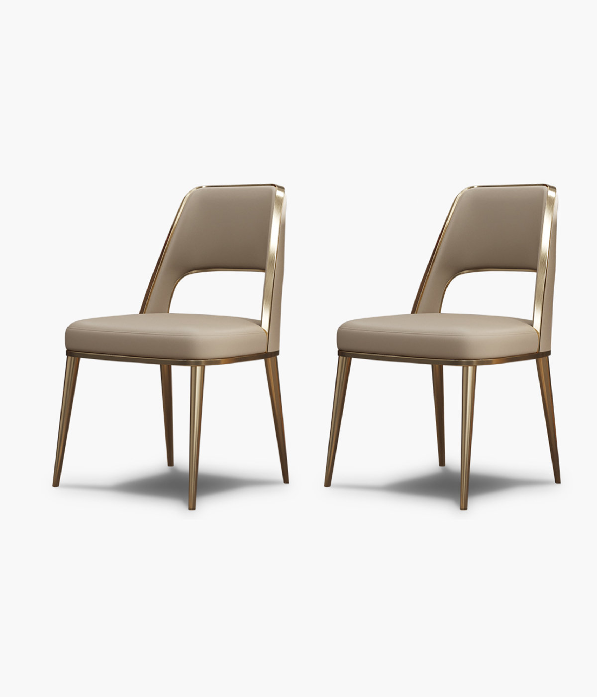 Corrigan Studio Modern Simple Ultra-Fine Leather Stainless Steel ...